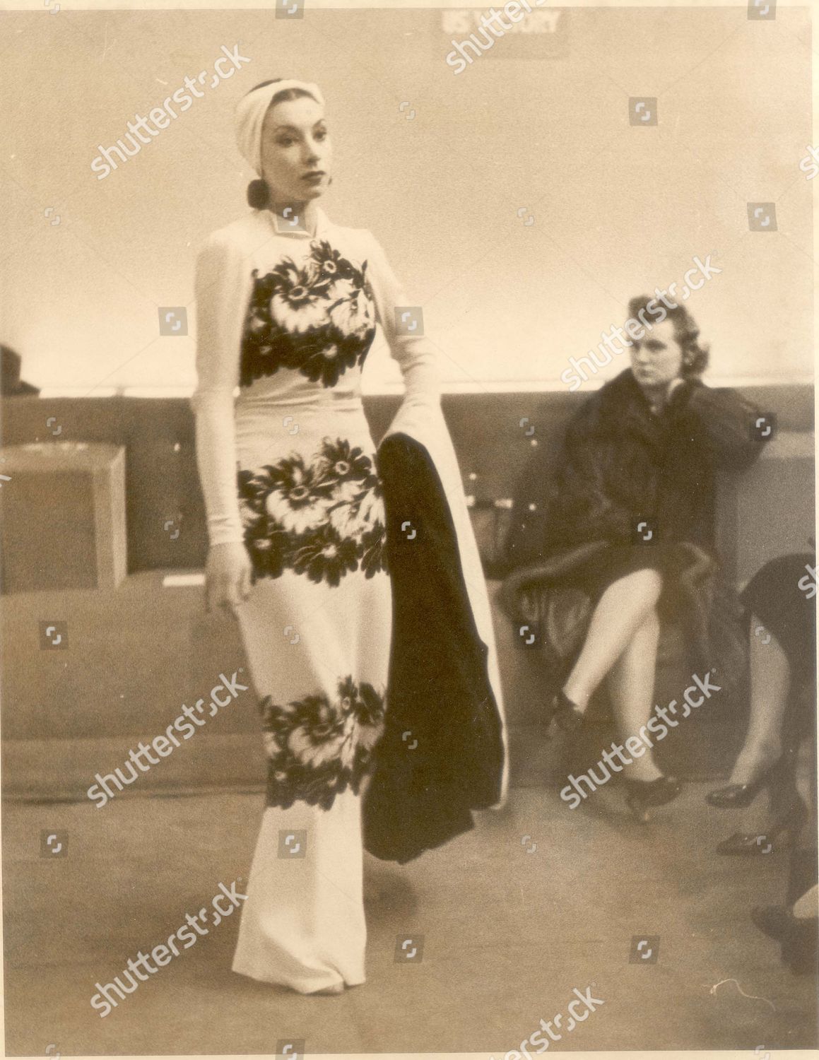 Dress By Norman Hartnell 1940 Editorial Stock Photo - Stock Image ...