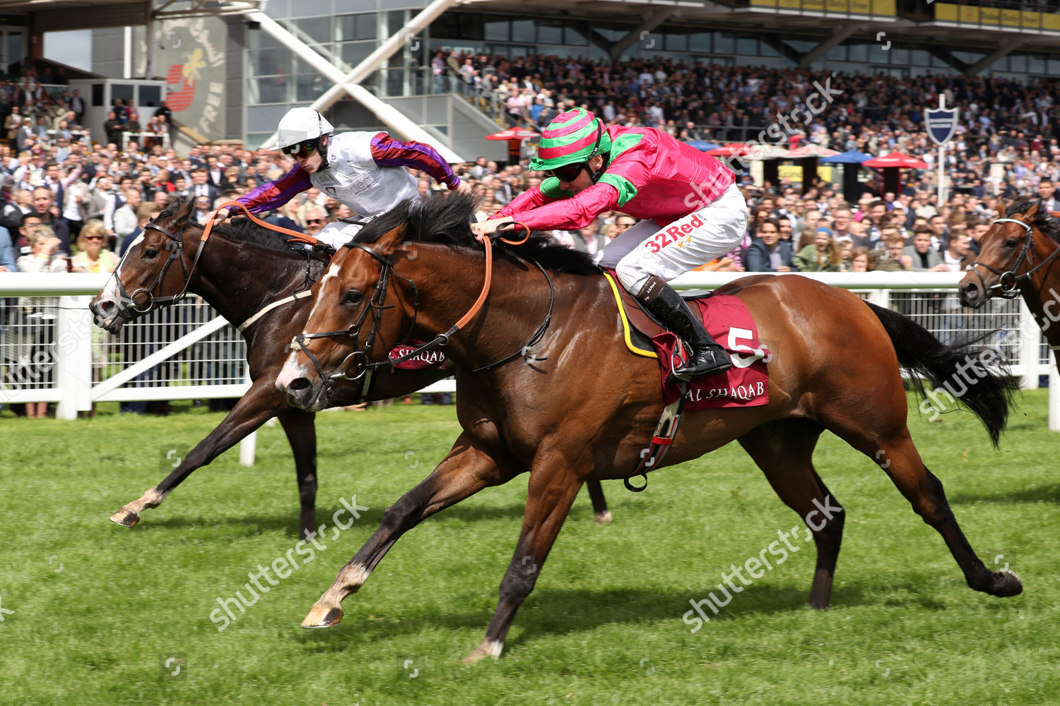 Newbury Shalaa Carnarvon Stakes Listed Race Editorial Stock Photo ...