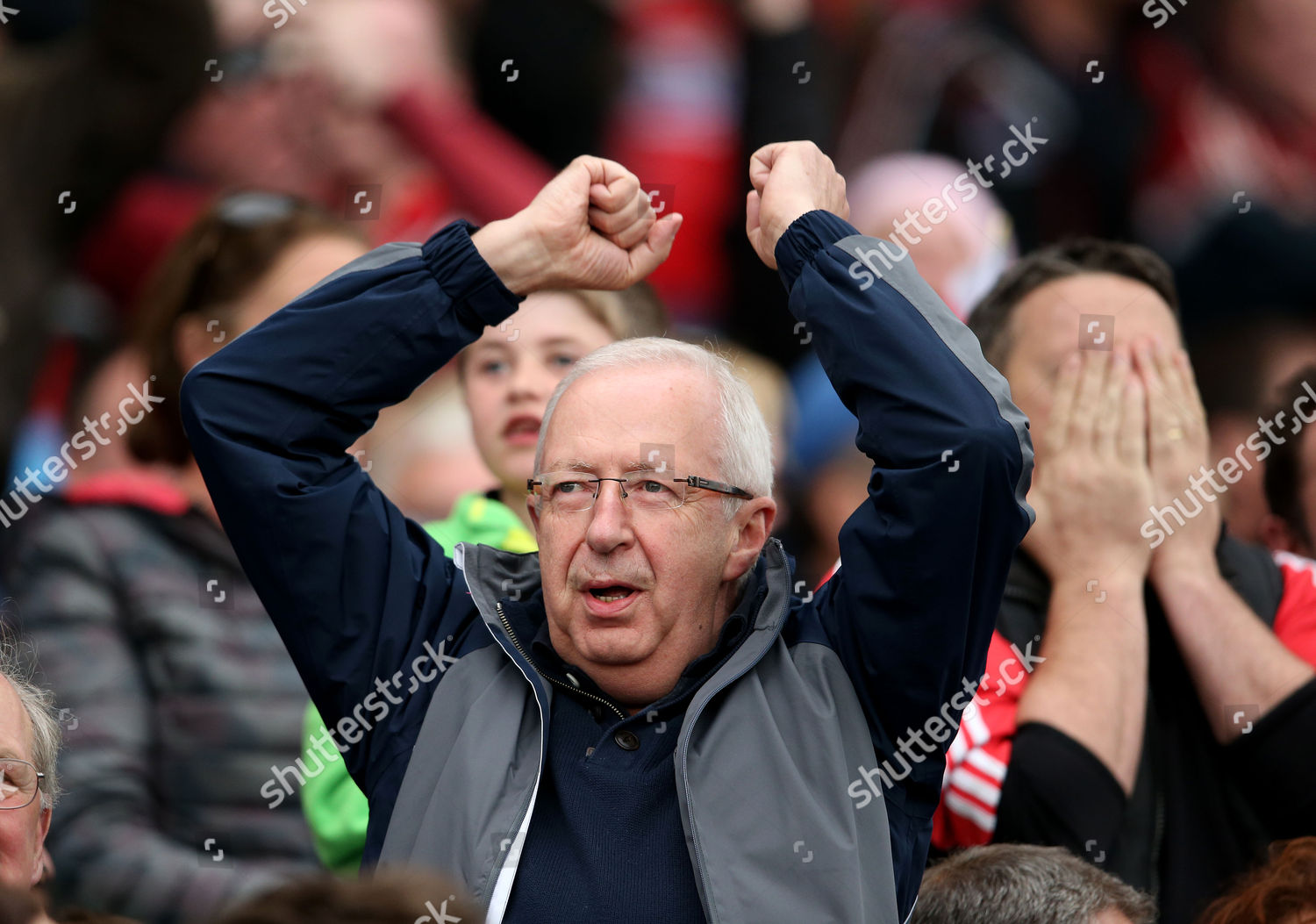 Tipperary Vs Cork Cork Supporters Celebrate Editorial Stock Photo ...