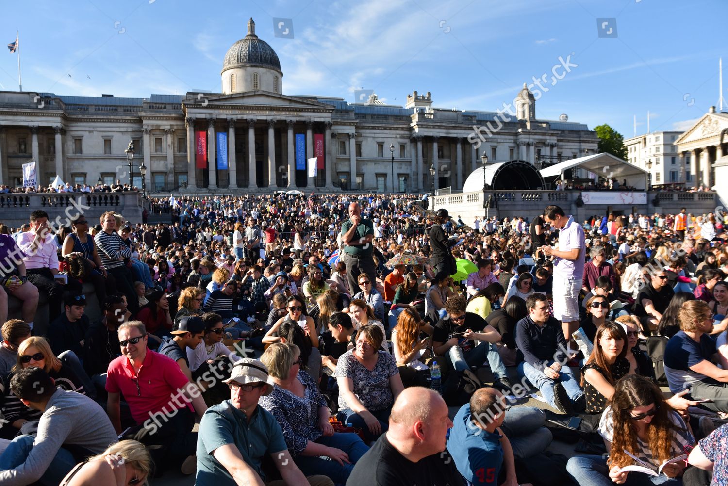 Trafalgar Square Hosts Bmw Lso Open Editorial Stock Photo - Stock Image ...