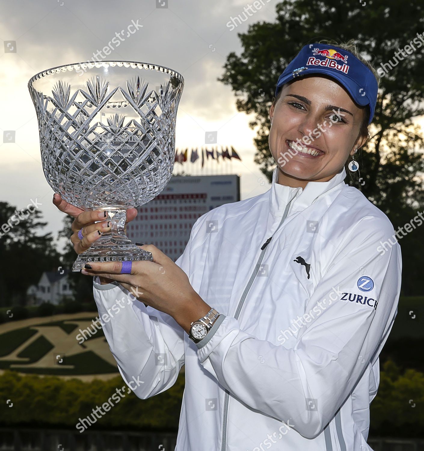 Lexi Thompson Trophy After Final Round Editorial Stock Photo - Stock ...