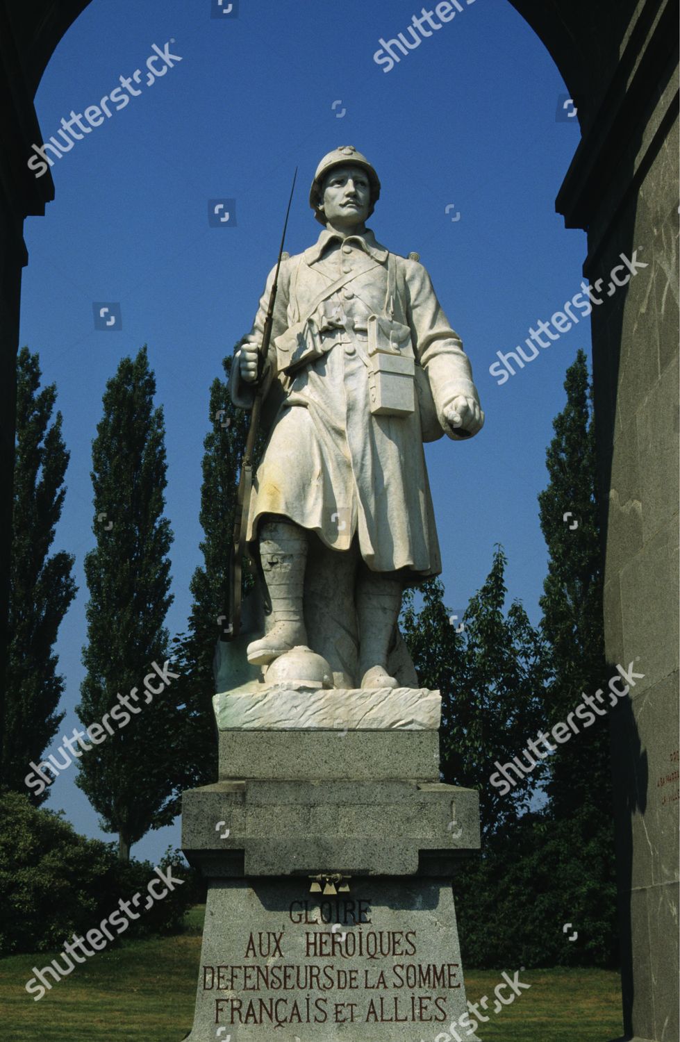 Statue French Wwi Infantryman Poilu 1 Editorial Stock Photo - Stock ...