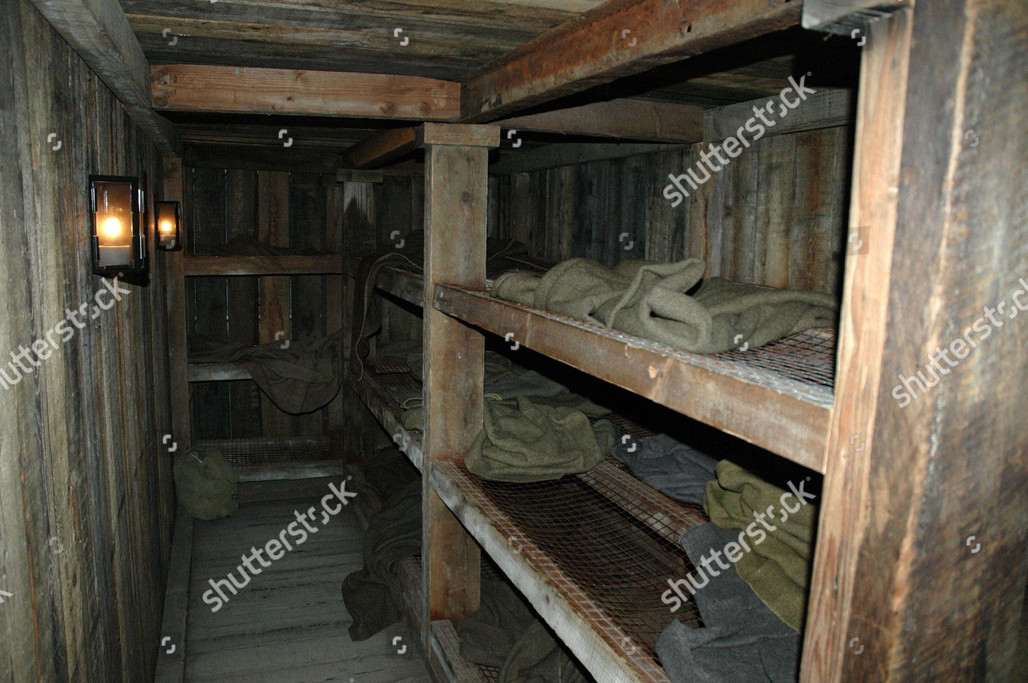 Reconstructed Wwi Dugout Beecham Farm Ypres Editorial Stock Photo ...