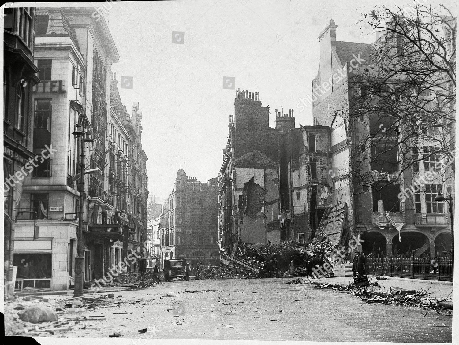 Blitz World War Ii Britain Air Editorial Stock Photo - Stock Image ...