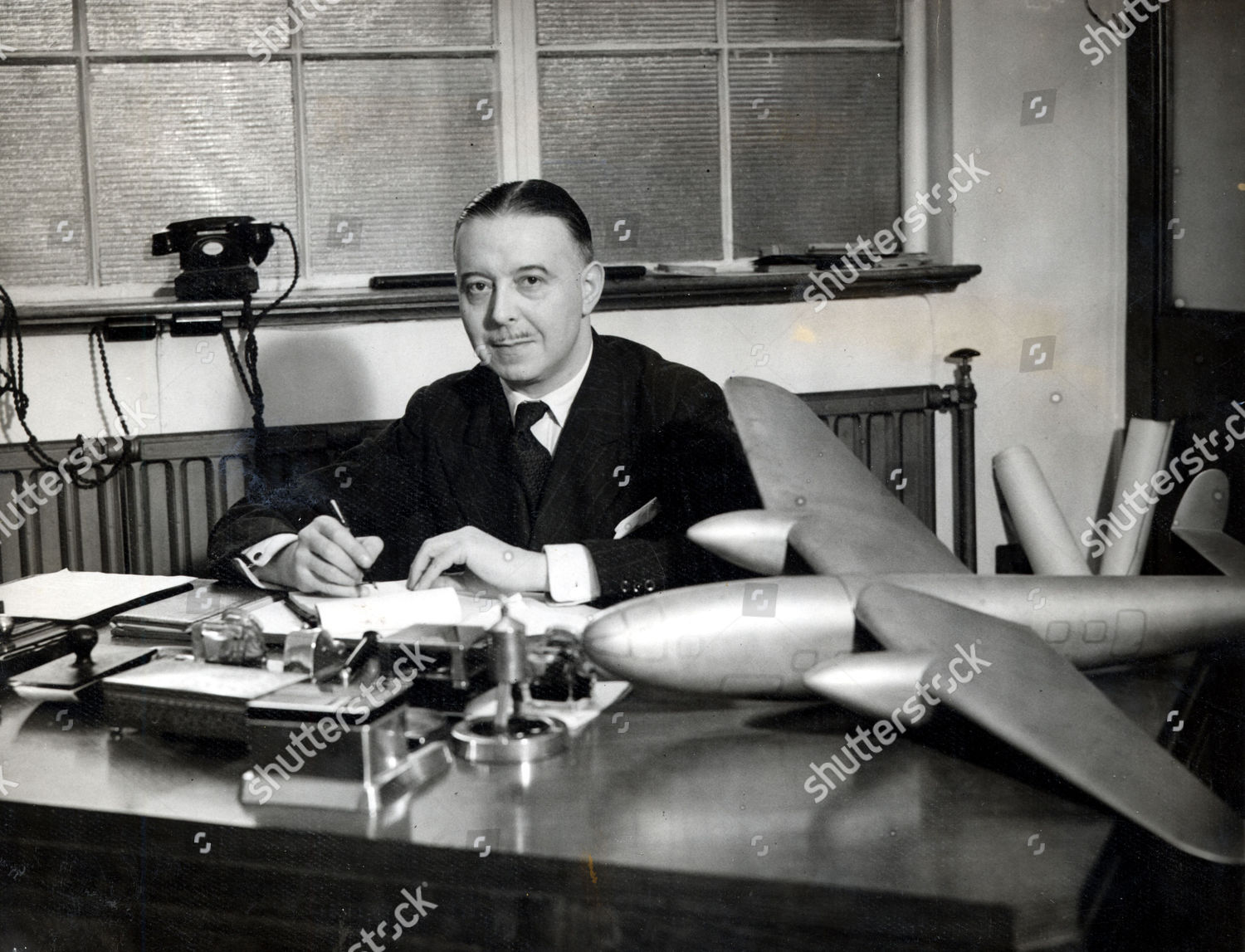 Roy Chadwick 18931947 Aircraft Designer Avro Editorial Stock Photo ...