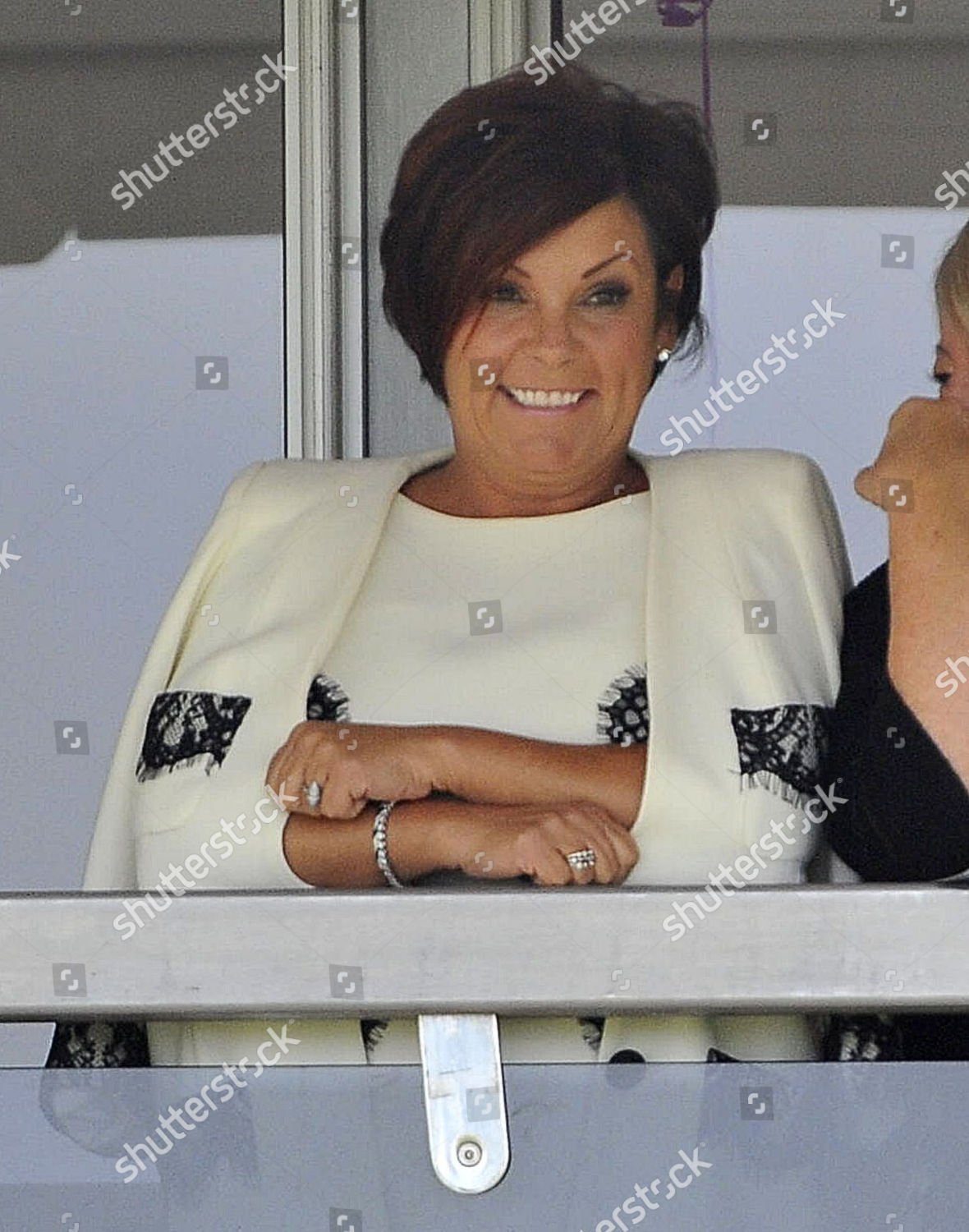 Coleen Rooneys Mum Colette Mccloughlin Watches Editorial Stock Photo ...