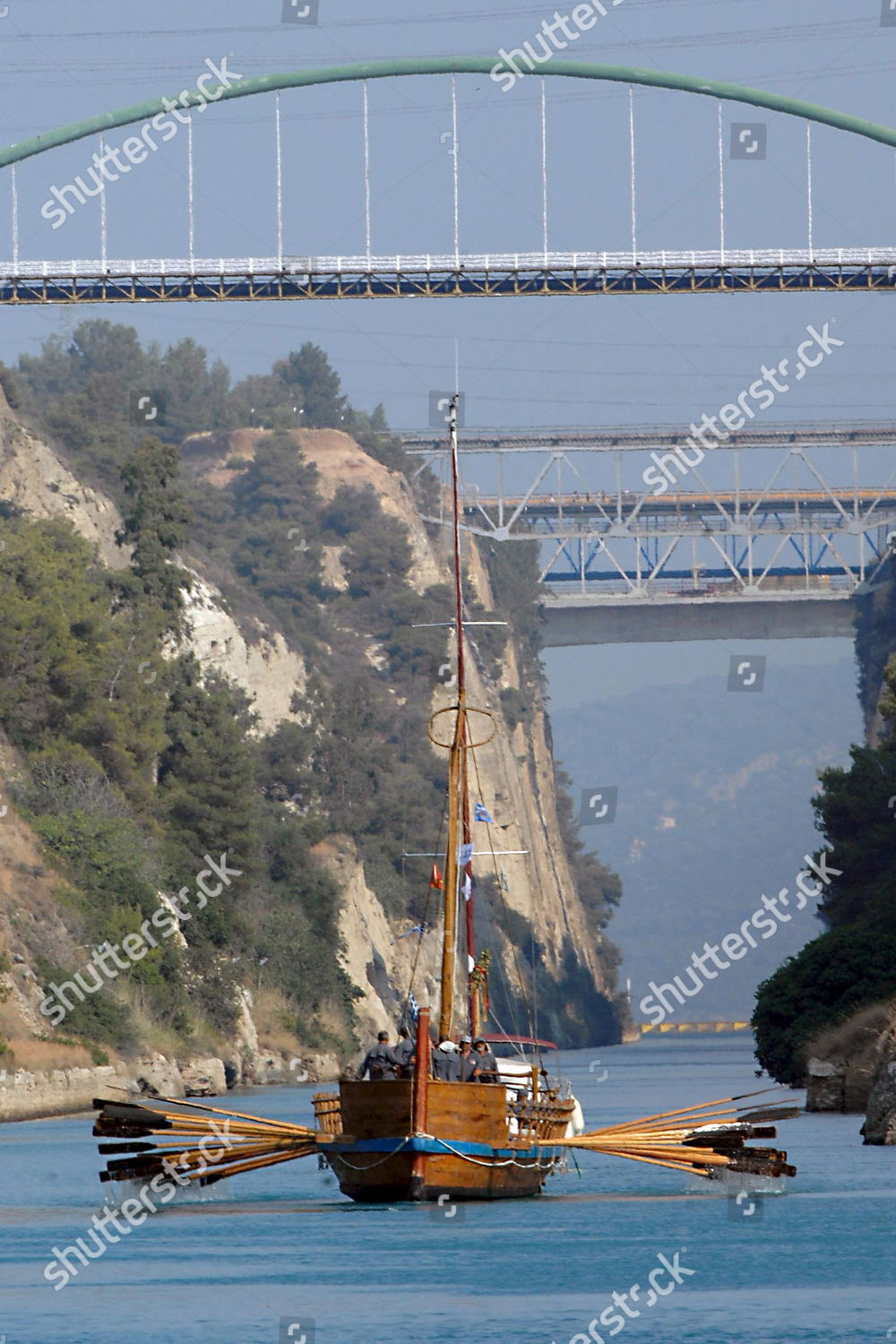 Recreation Ancient Greek Ship Argo Vessel Editorial Stock Photo - Stock ...