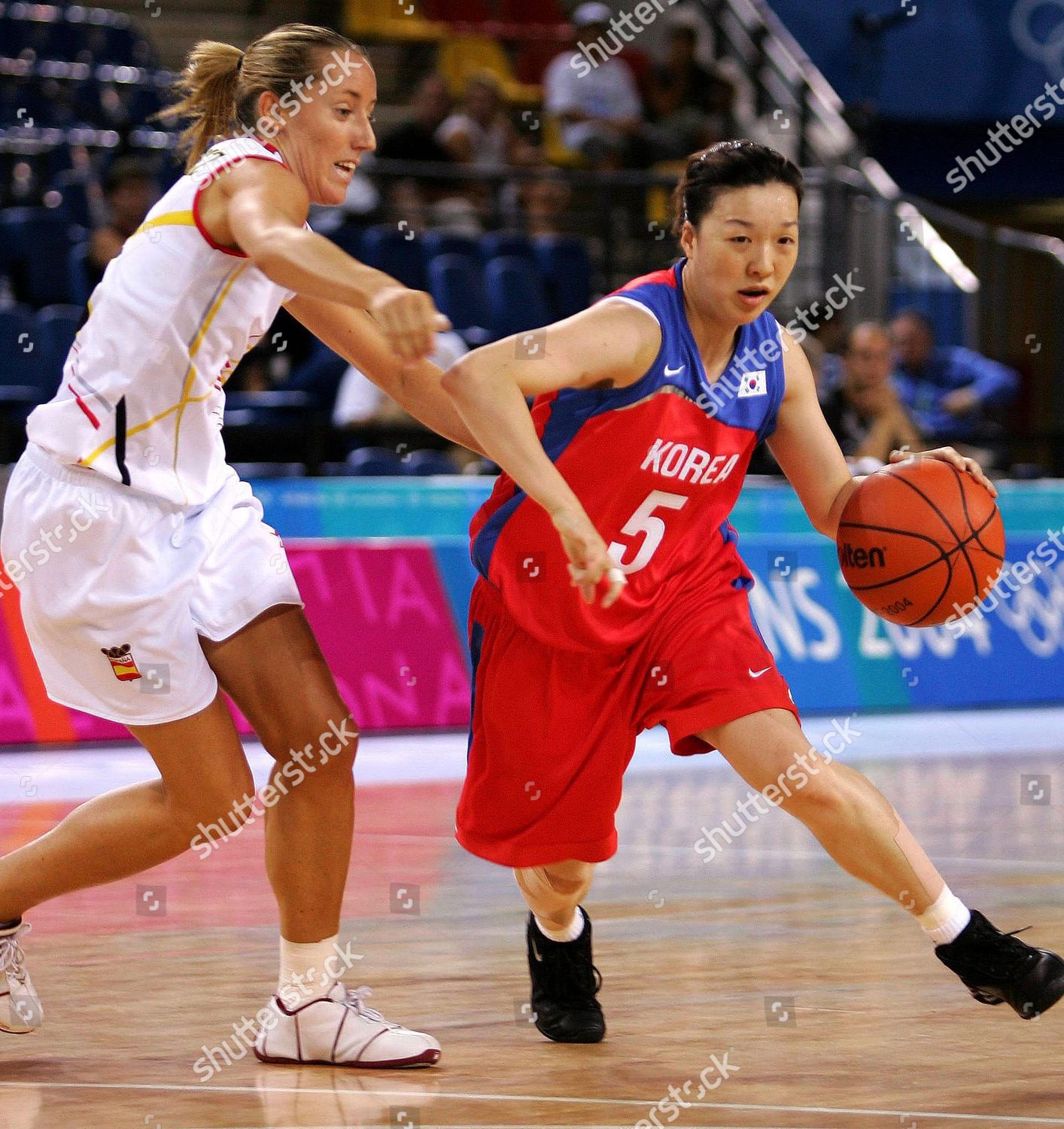 Koreas Mi Sun Lee R Dribble Editorial Stock Photo - Stock Image ...