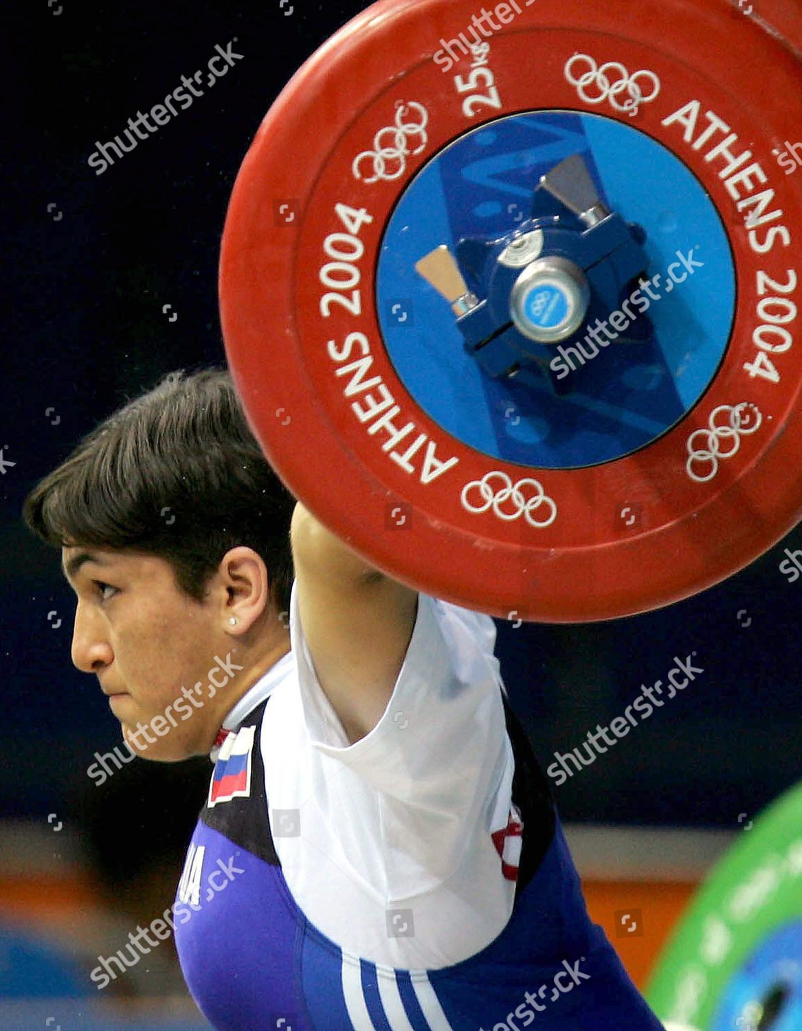 Weightlifter Russia Zarema Kasaeva Completes Her Editorial Stock Photo ...