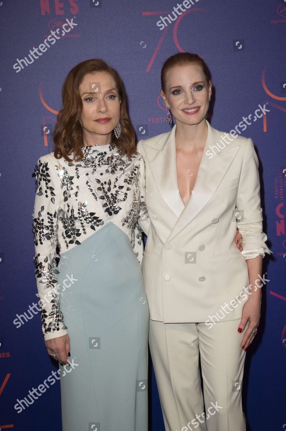 Isabelle Huppert Jessica Chastain Editorial Stock Photo - Stock Image ...