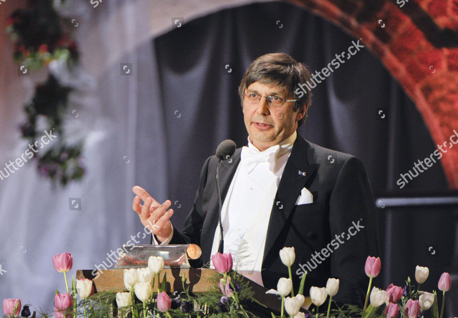 Nobel Physics Laureate Andre Geim Talks Editorial Stock Photo - Stock ...