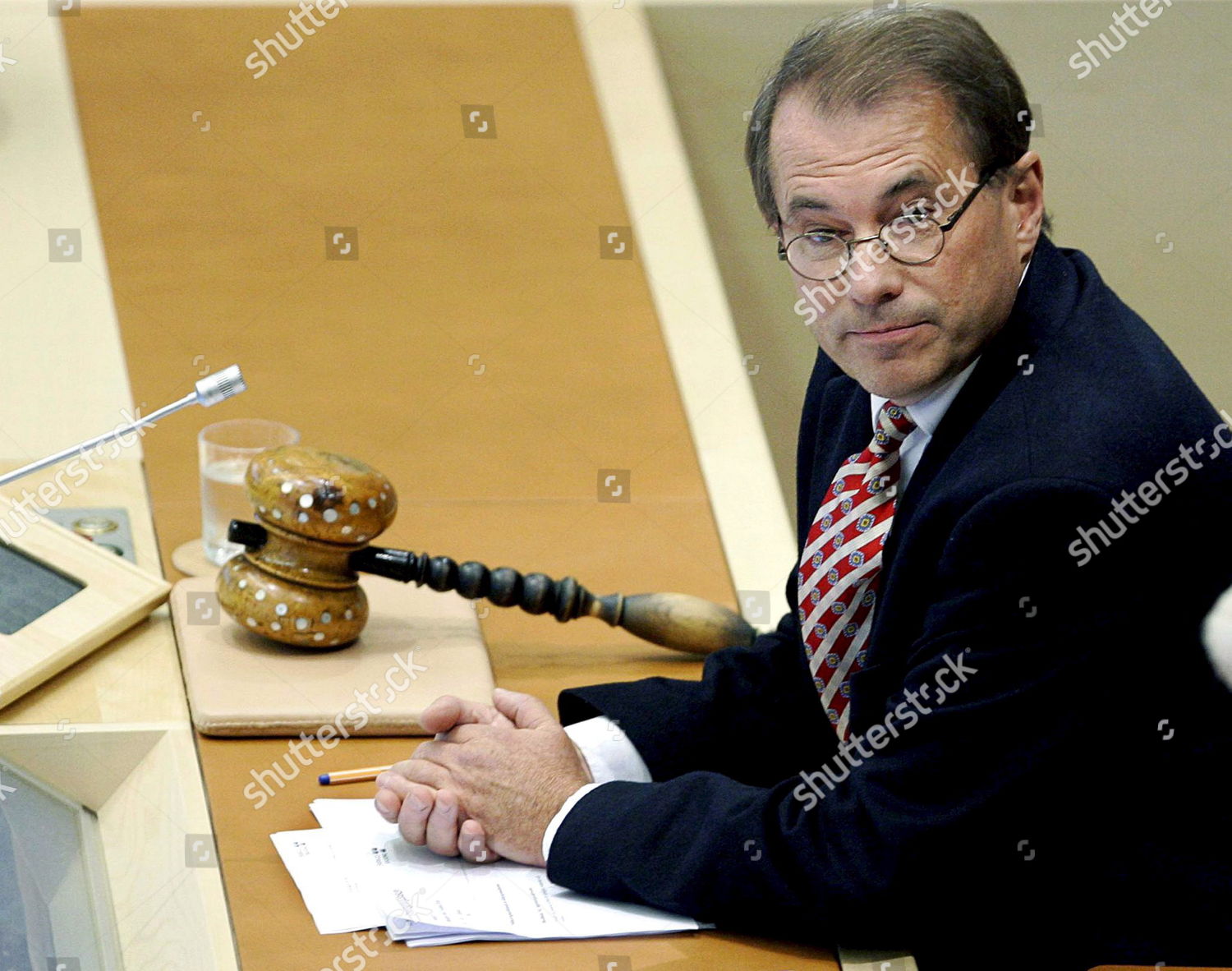 Per Westerberg Newly Elected Speaker Swedish Editorial Stock Photo ...