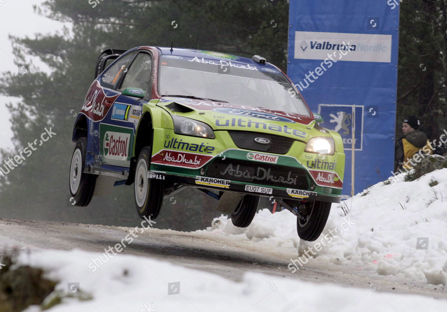 Finnish Ford Focus Driver Jarimatti Latvala Editorial Stock Photo ...