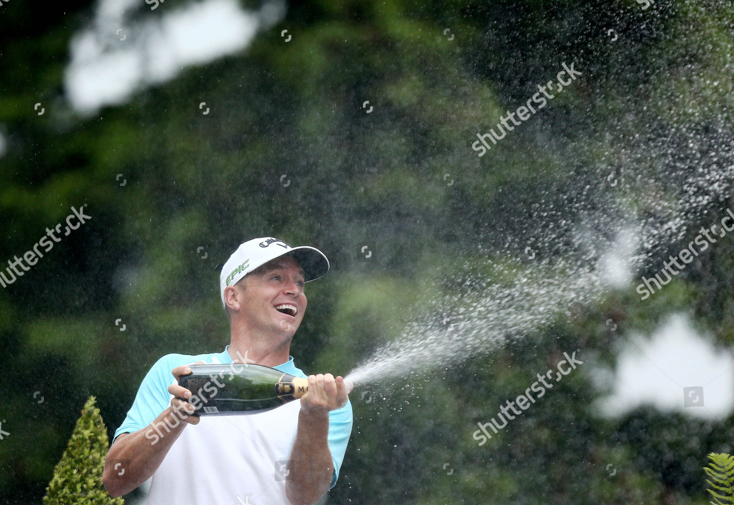 Alex Noren Sweden Celebrates By Spraying Editorial Stock Photo - Stock ...