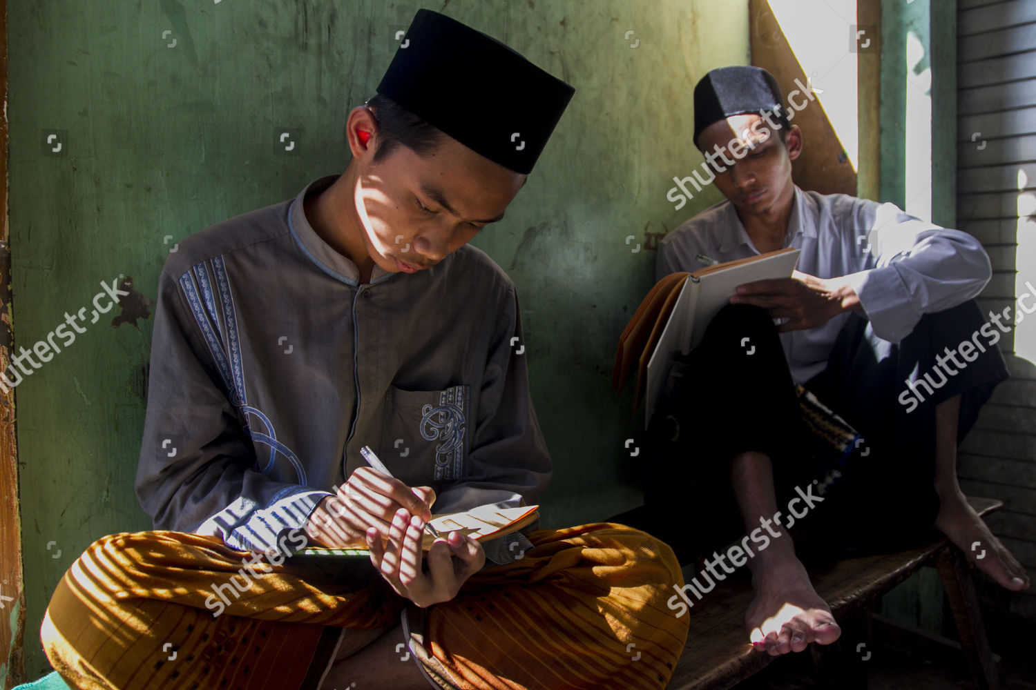 STUDENTS WRITE ARABIC THEY LEARN ISLAMIC Editorial Stock Photo - Stock ...