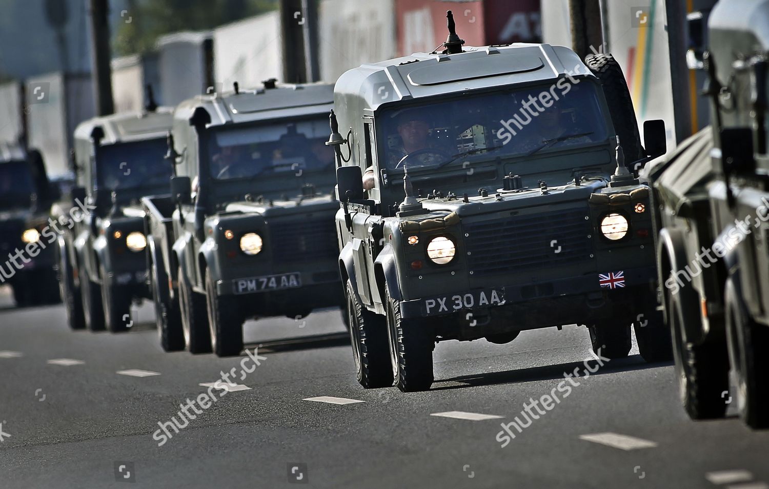 Convoy Belonging Vjtf Force Formed By Editorial Stock Photo - Stock ...