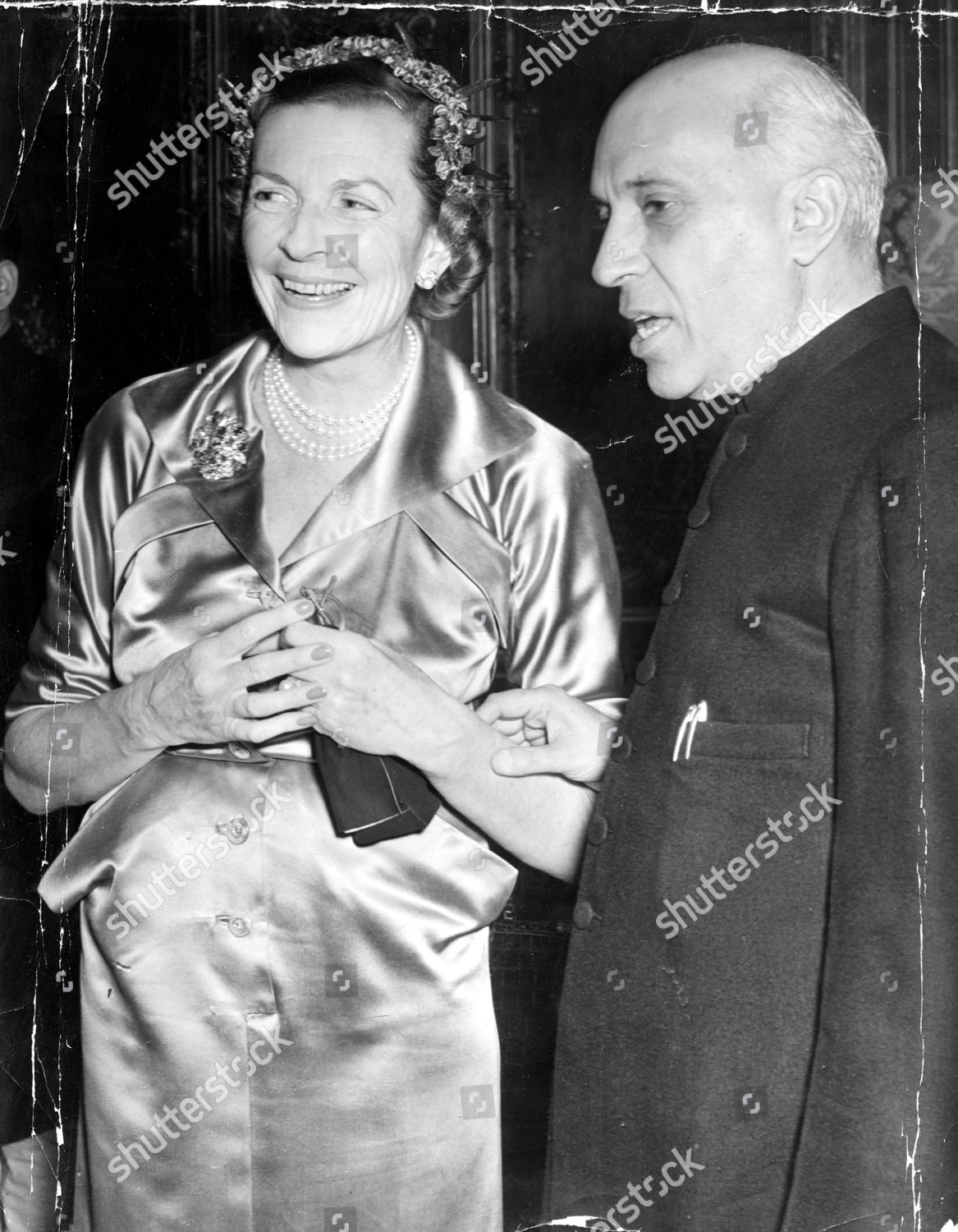 Edwina Mountbatten Countess Mountbatten Burma Died Editorial Stock ...