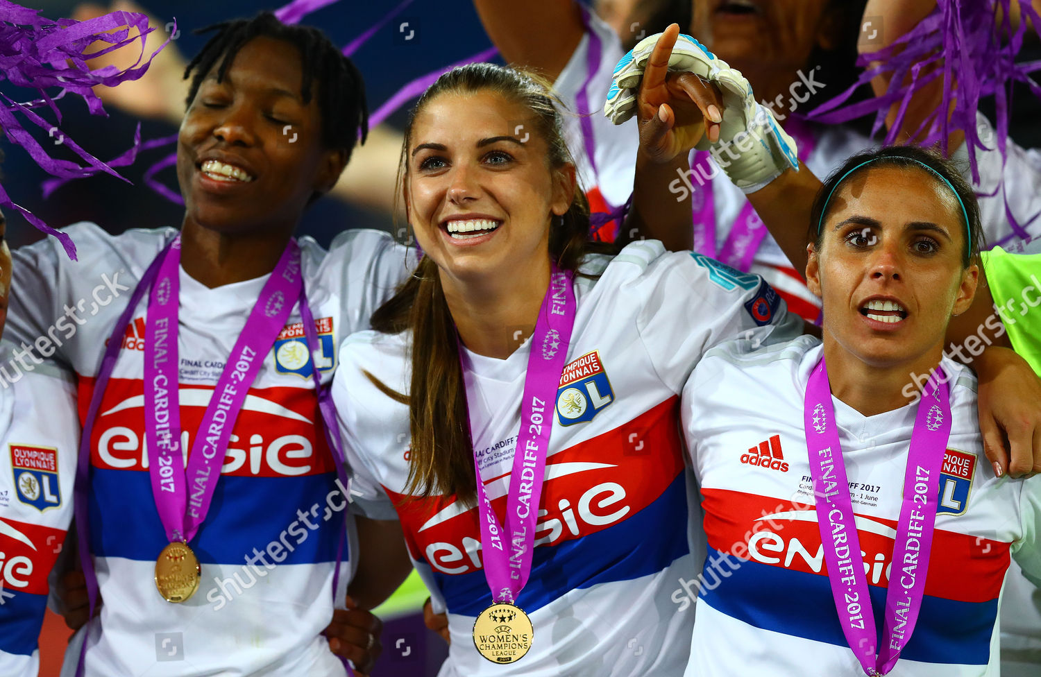Alex Morgan Lyon Celebrates Her Winners Editorial Stock Photo - Stock ...