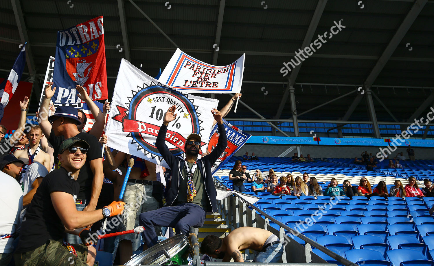 Paris Saintgermain Ultras Sing Songs Before Editorial Stock Photo ...