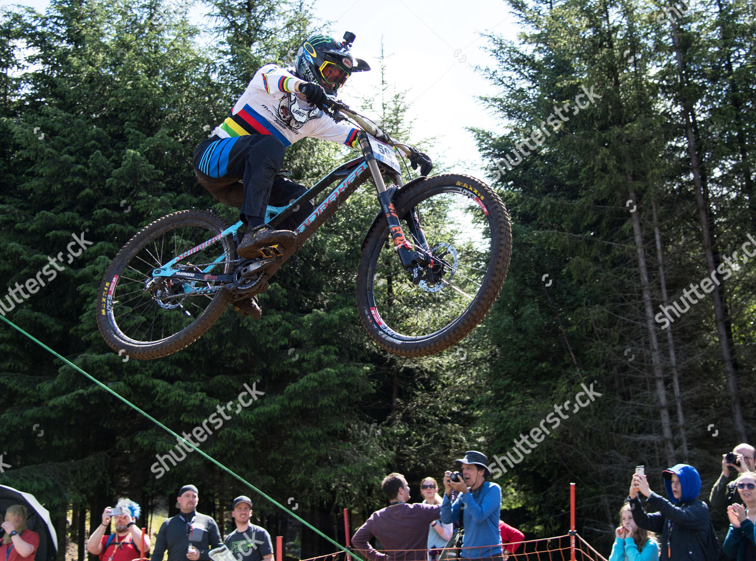 Danny Hart Rides High Over Nevis Editorial Stock Photo - Stock Image ...