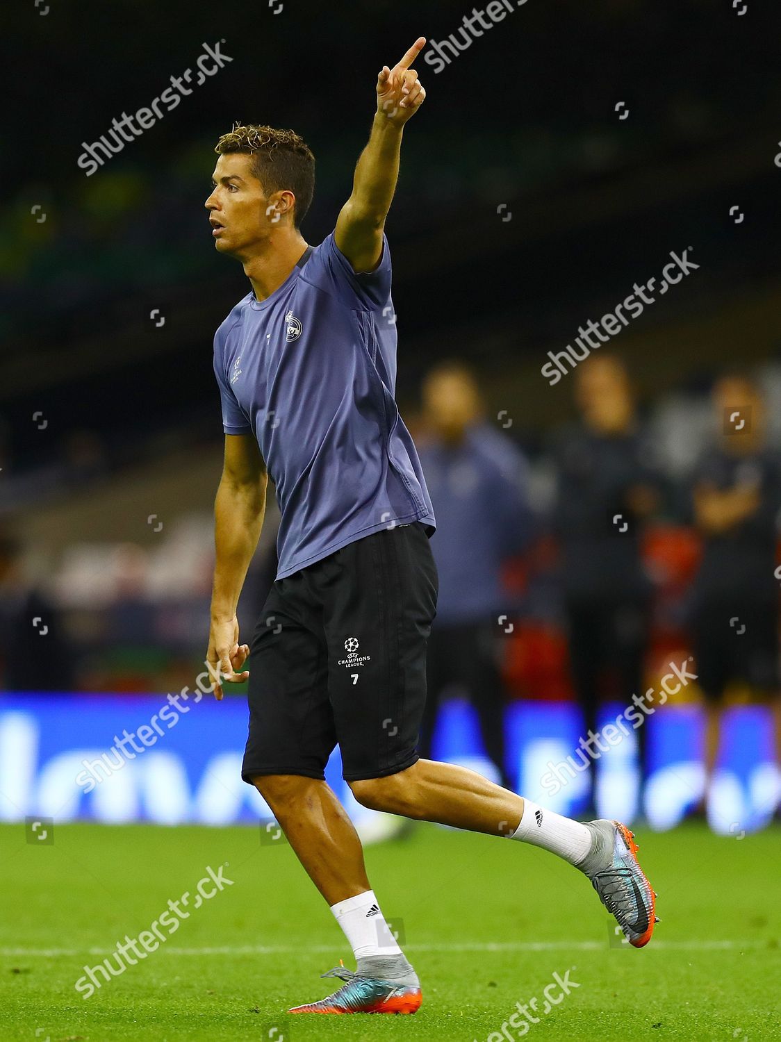 Cristiano Ronaldo Real Madrid Gestures Editorial Stock Photo - Stock ...