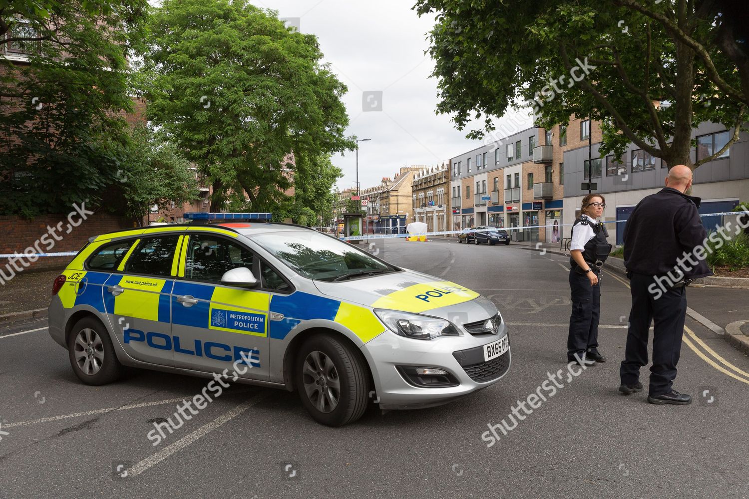 Police Officers Police Car Crime Scene Editorial Stock Photo - Stock ...
