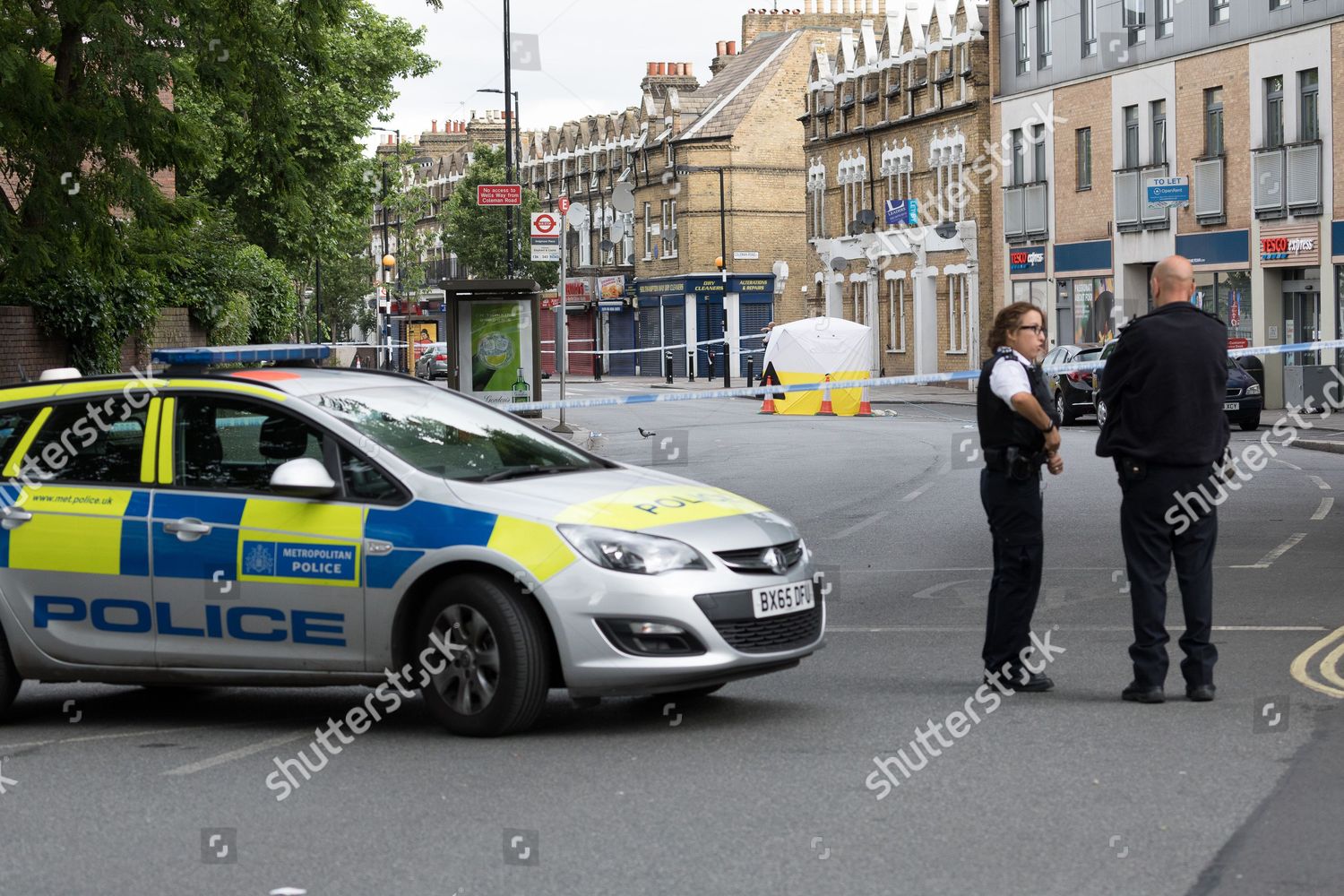 Police Officers Police Car Crime Scene Editorial Stock Photo - Stock ...