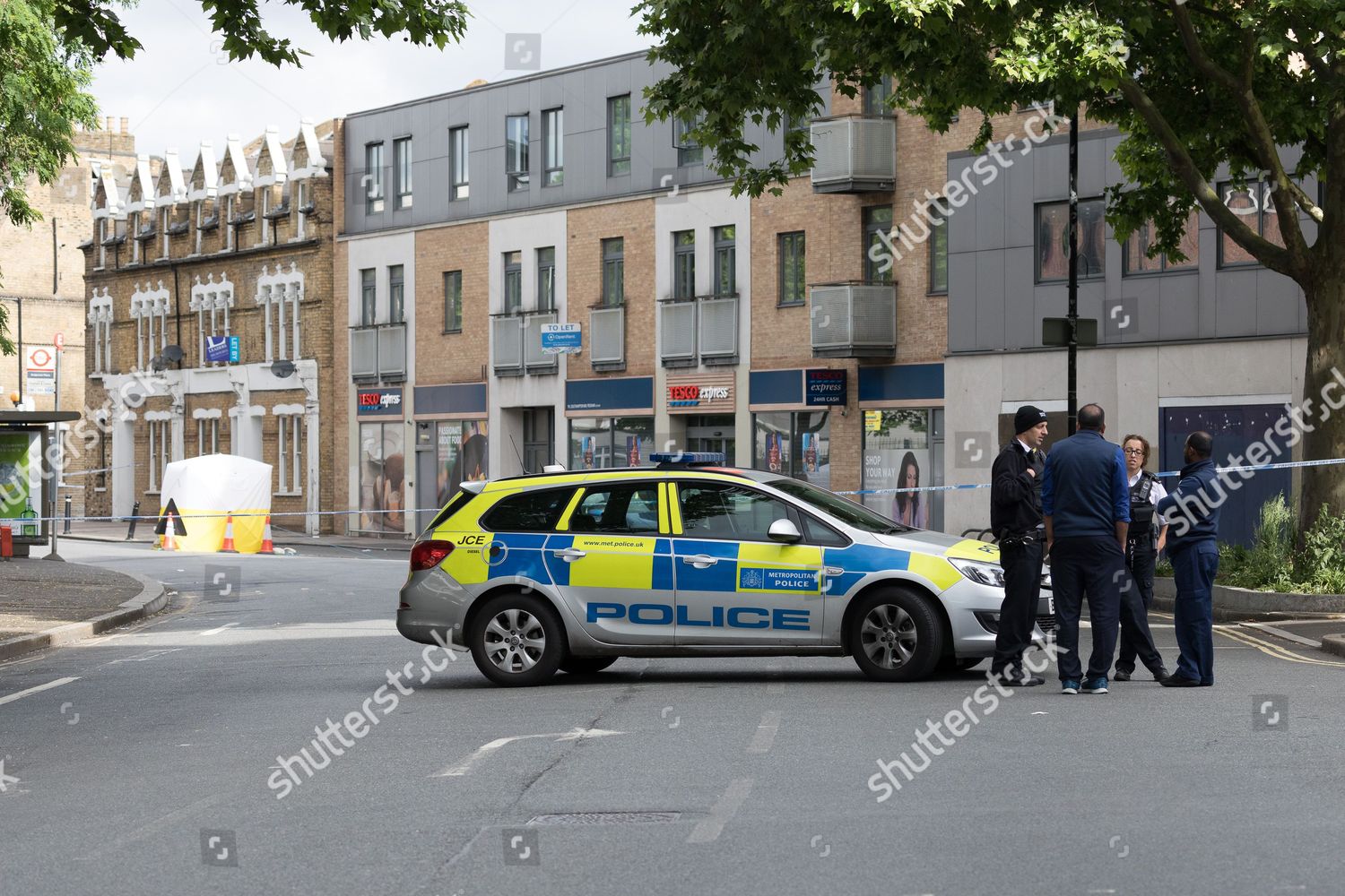 Police Officers Police Car Crime Scene Editorial Stock Photo - Stock ...