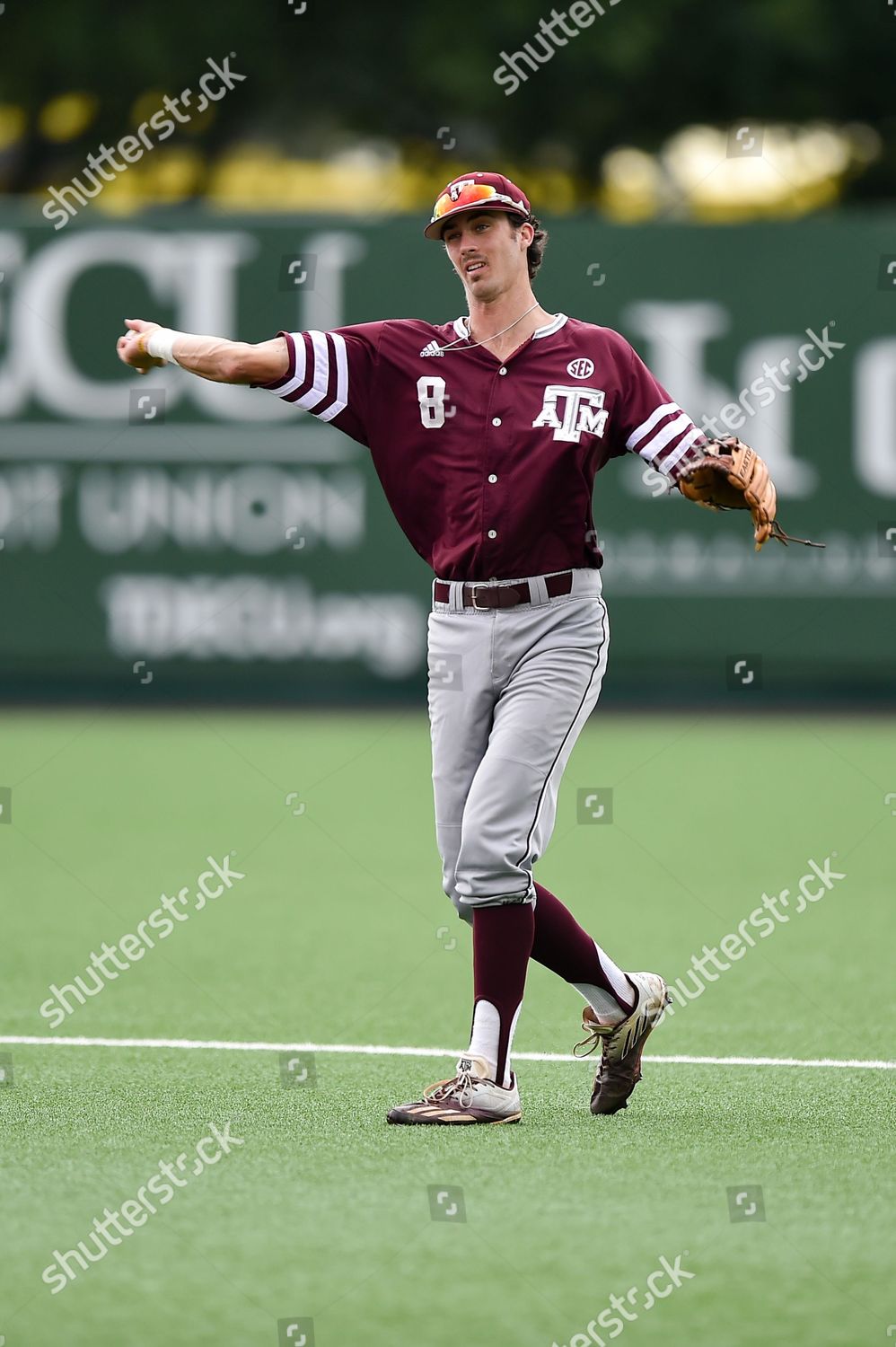 TEXAS AM INFIELDER BRADEN SHEWMAKE 8 Editorial Stock Photo - Stock ...
