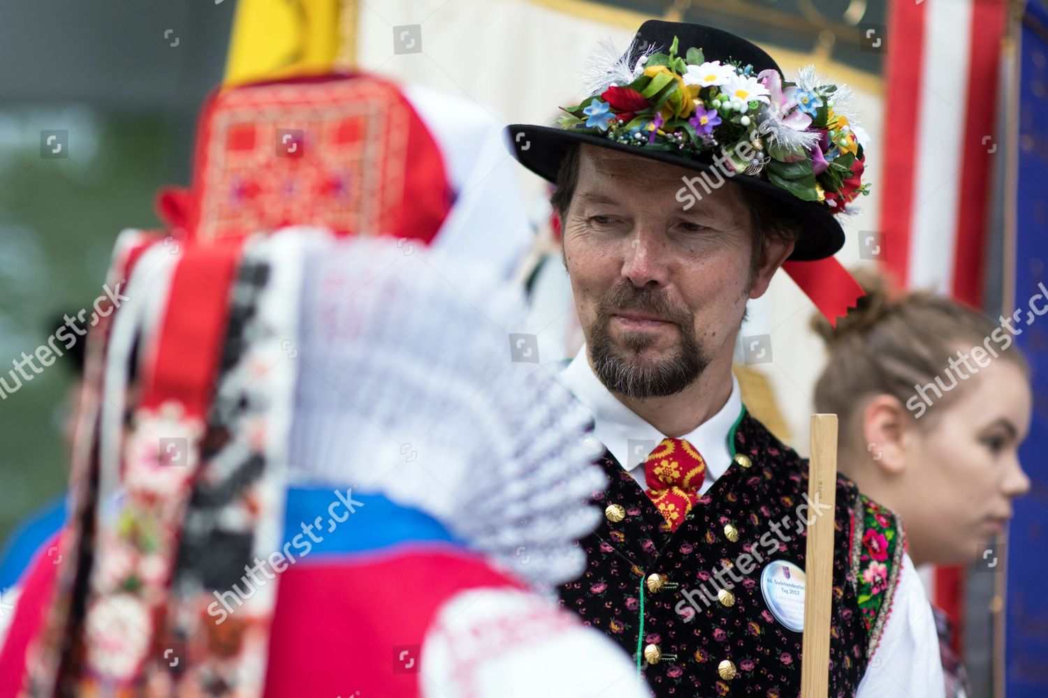 Participants 68th Sudetengermans Day Dressed Traditional Editorial ...