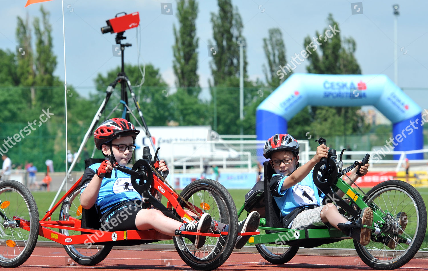 Children Race First Time During Paralympic Editorial Stock Photo ...