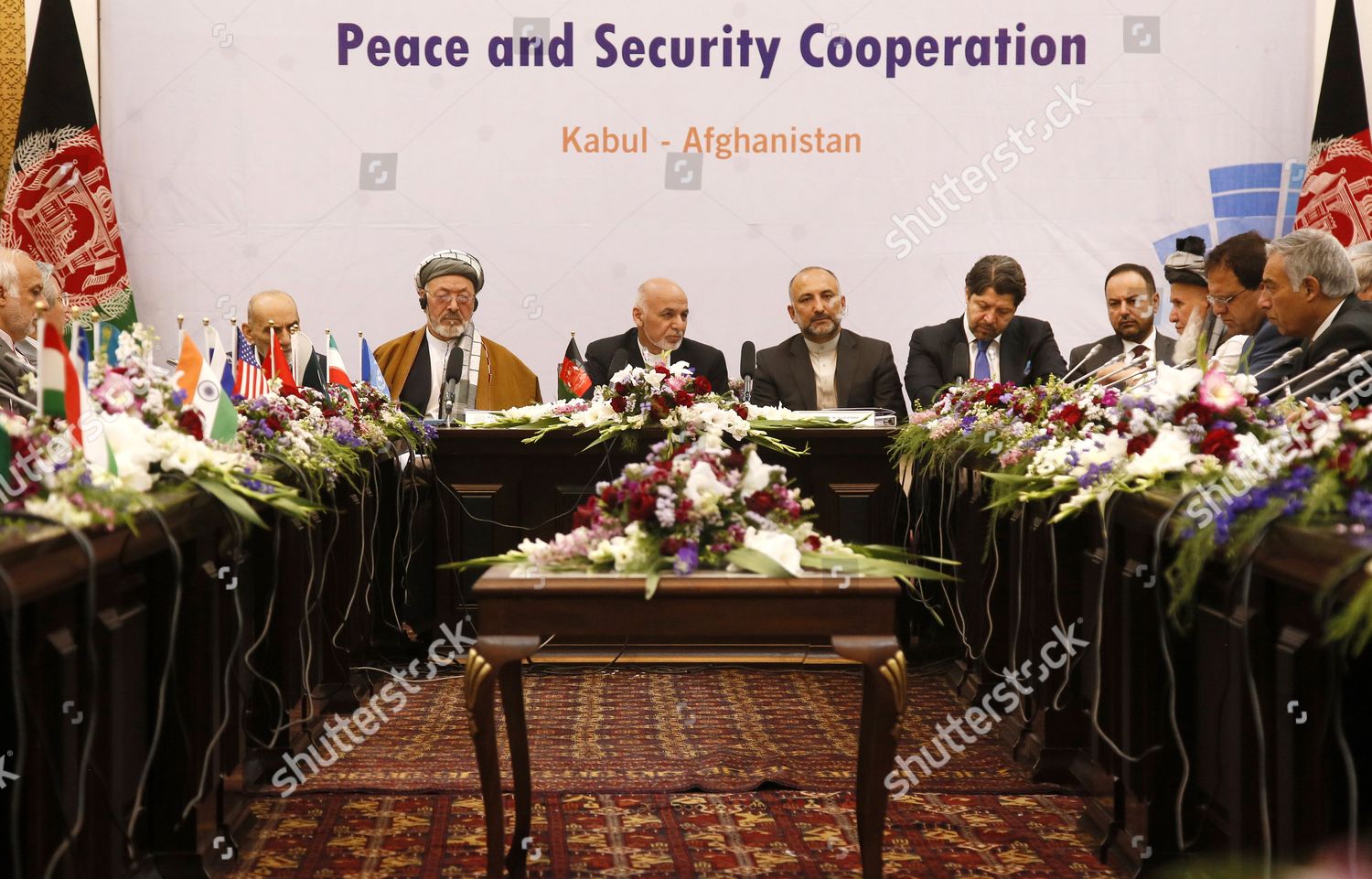 Ashraf Ghani Hanif Atmar Mohammad Karim Editorial Stock Photo - Stock ...