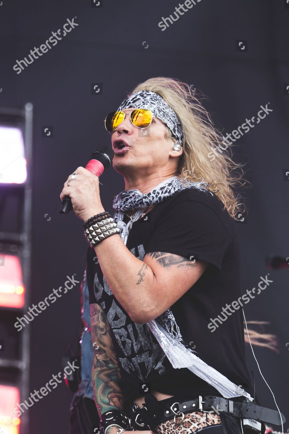 Steel Panther Michael Starr Editorial Stock Photo - Stock Image ...