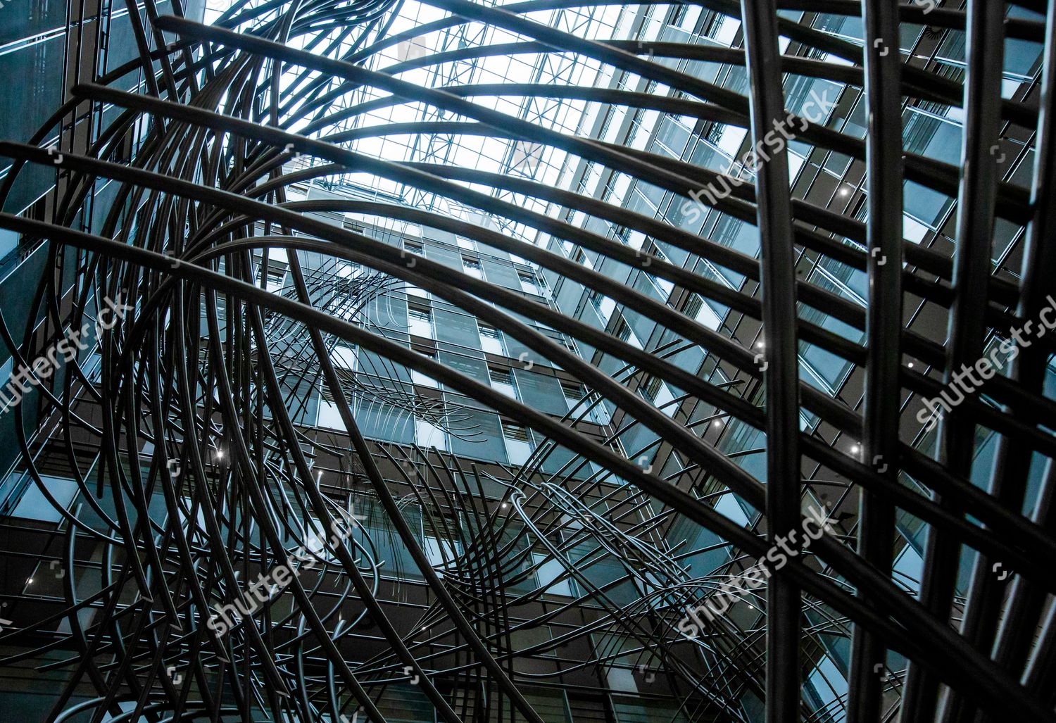 View Inside Paulhenri Spaak Phs Building Editorial Stock Photo - Stock ...
