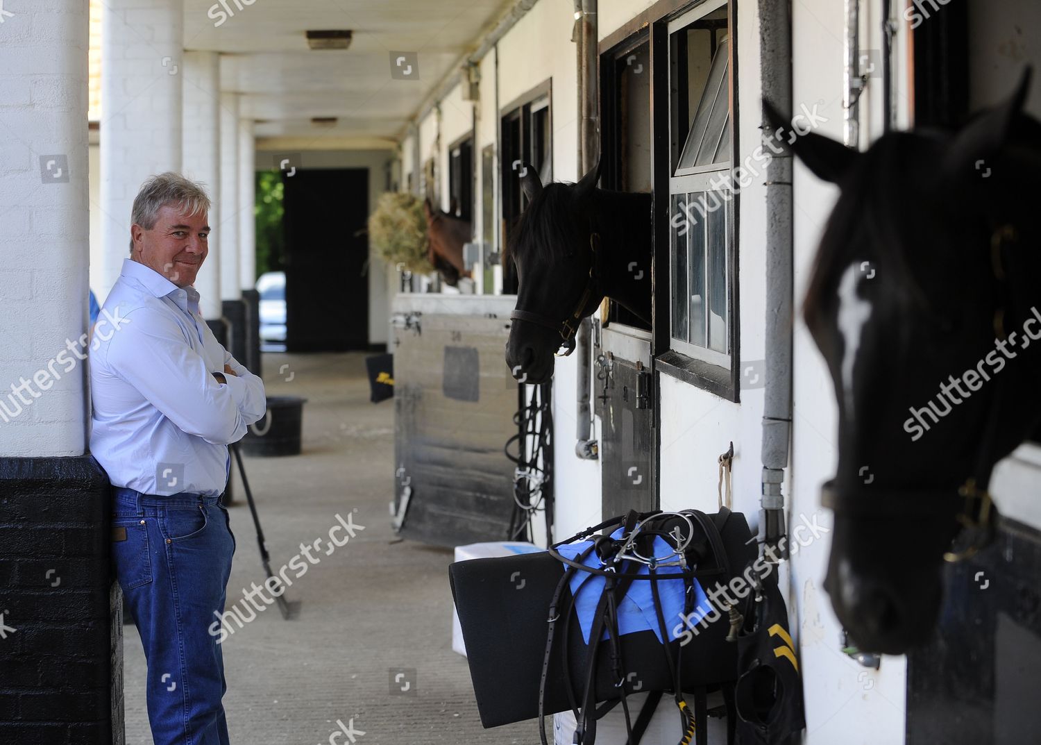 Newmarket American Trainer Wesley Ward His Editorial Stock Photo ...