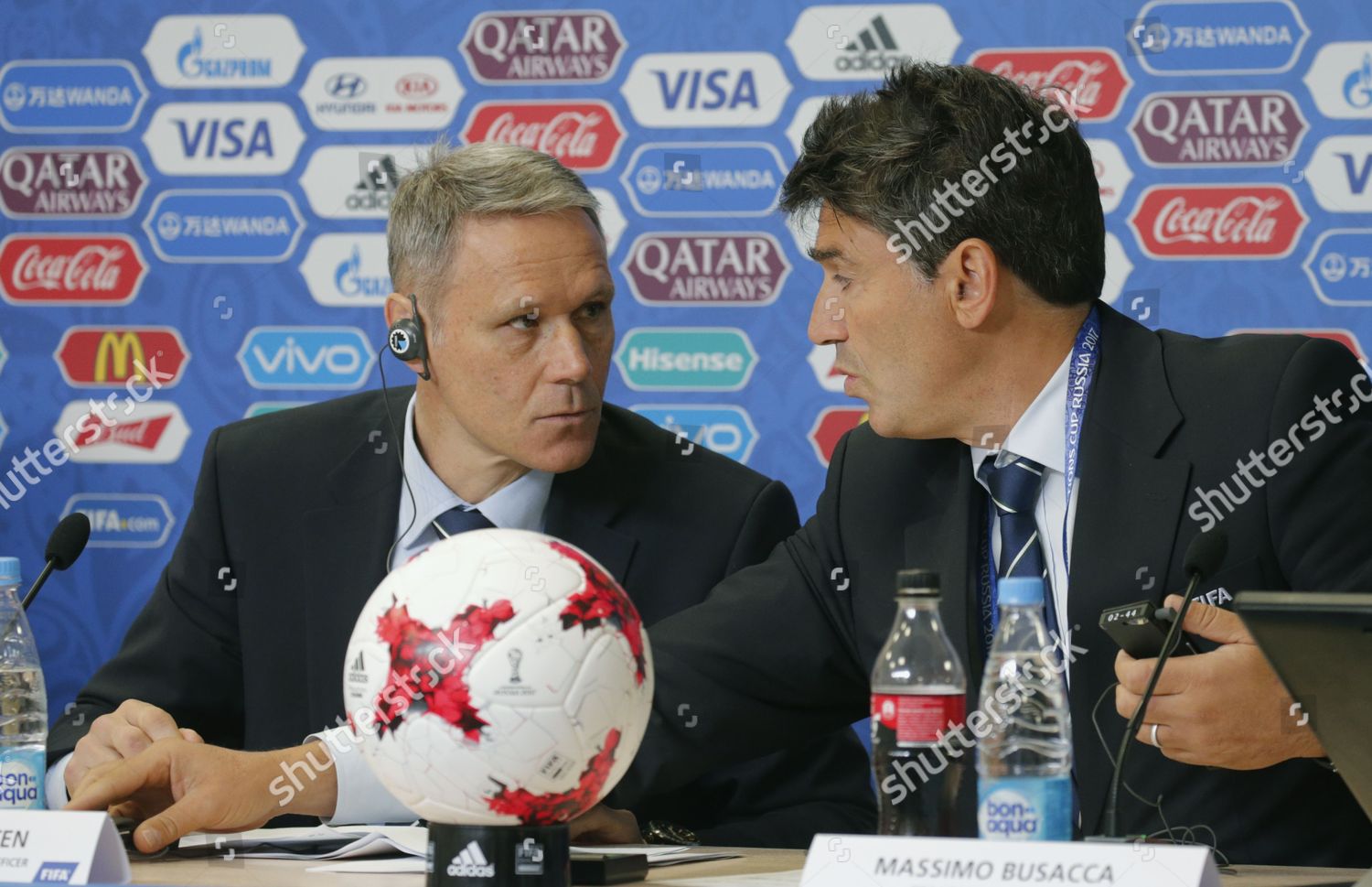 Fifa Head Refereeing Massimo Busacca R Editorial Stock Photo - Stock ...
