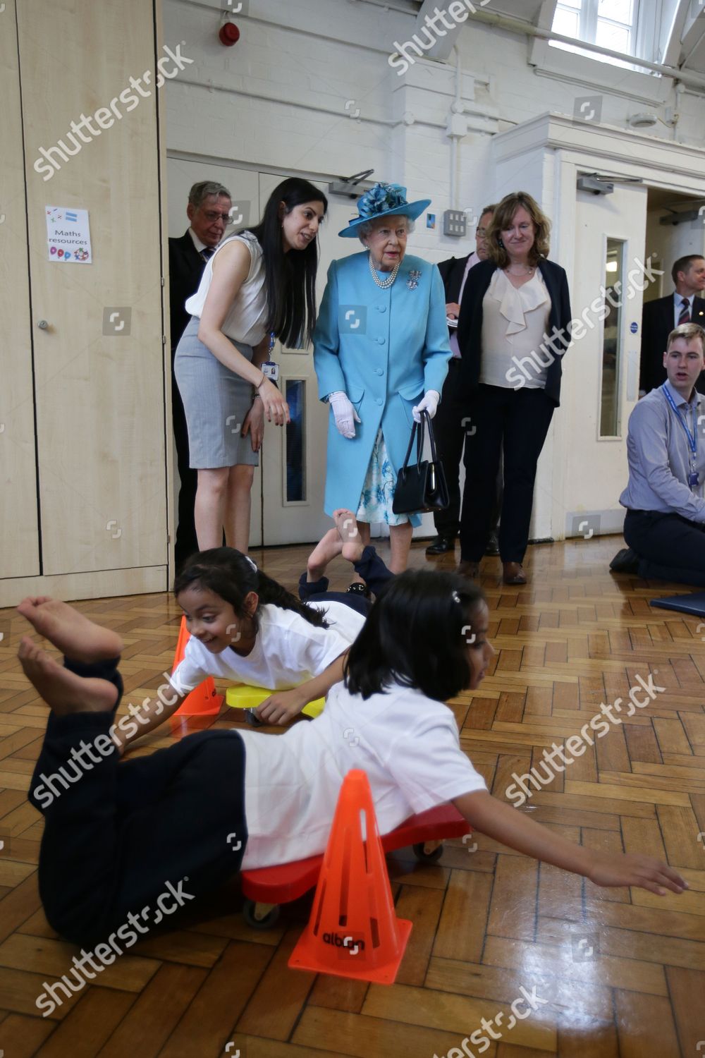 Children Play Britains Queen Elizabeth Ii Editorial Stock Photo - Stock ...