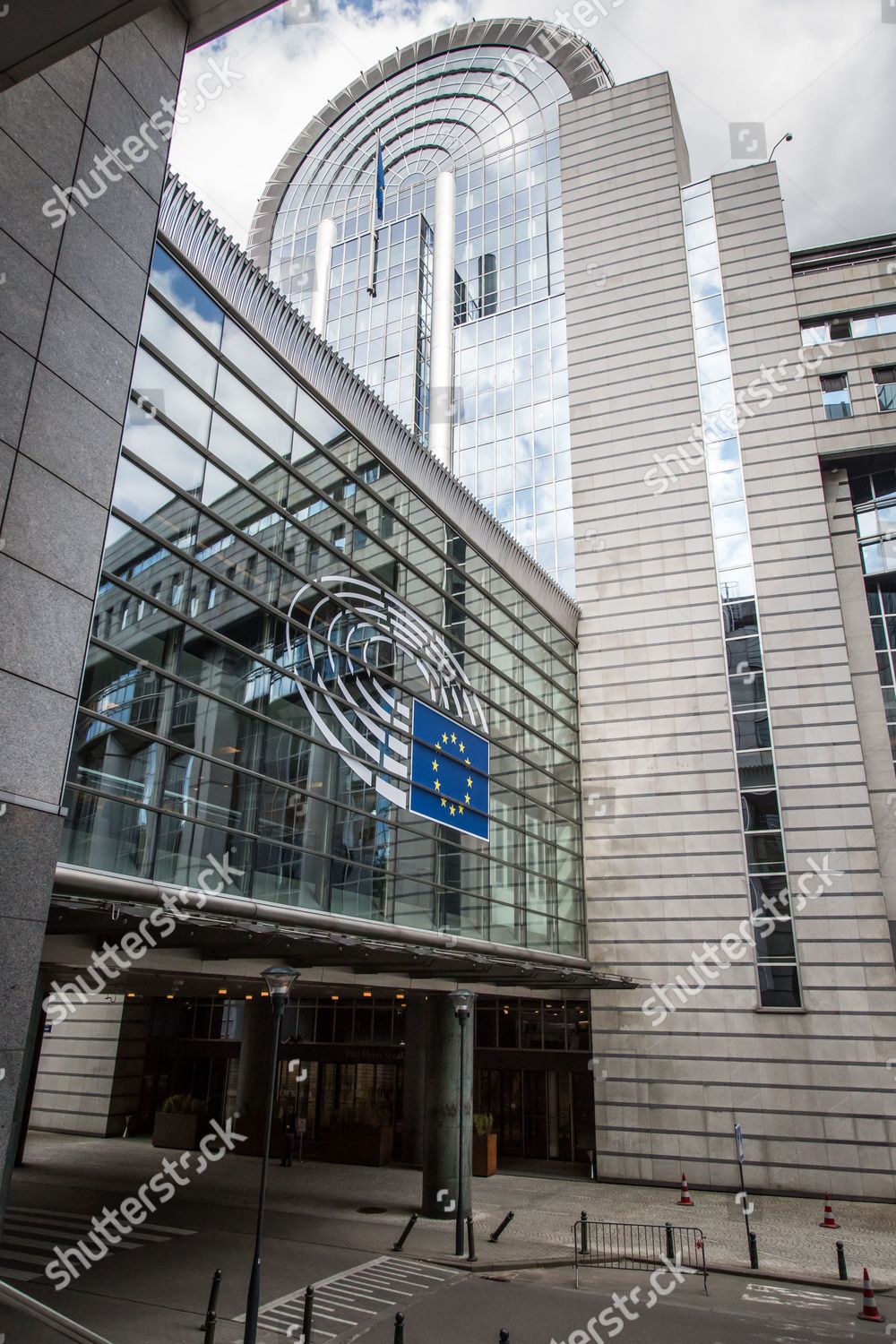European Parliament Paulhenri Spaak Phs Building Editorial Stock Photo ...