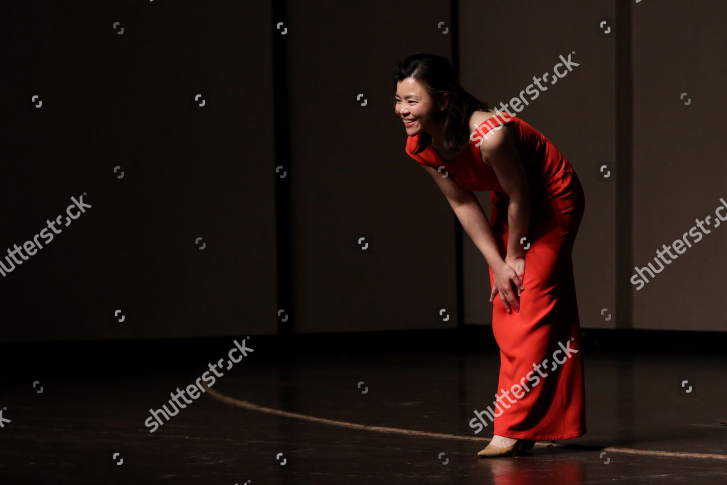Pianist Sa Chen Performs Her Solo Editorial Stock Photo - Stock Image ...