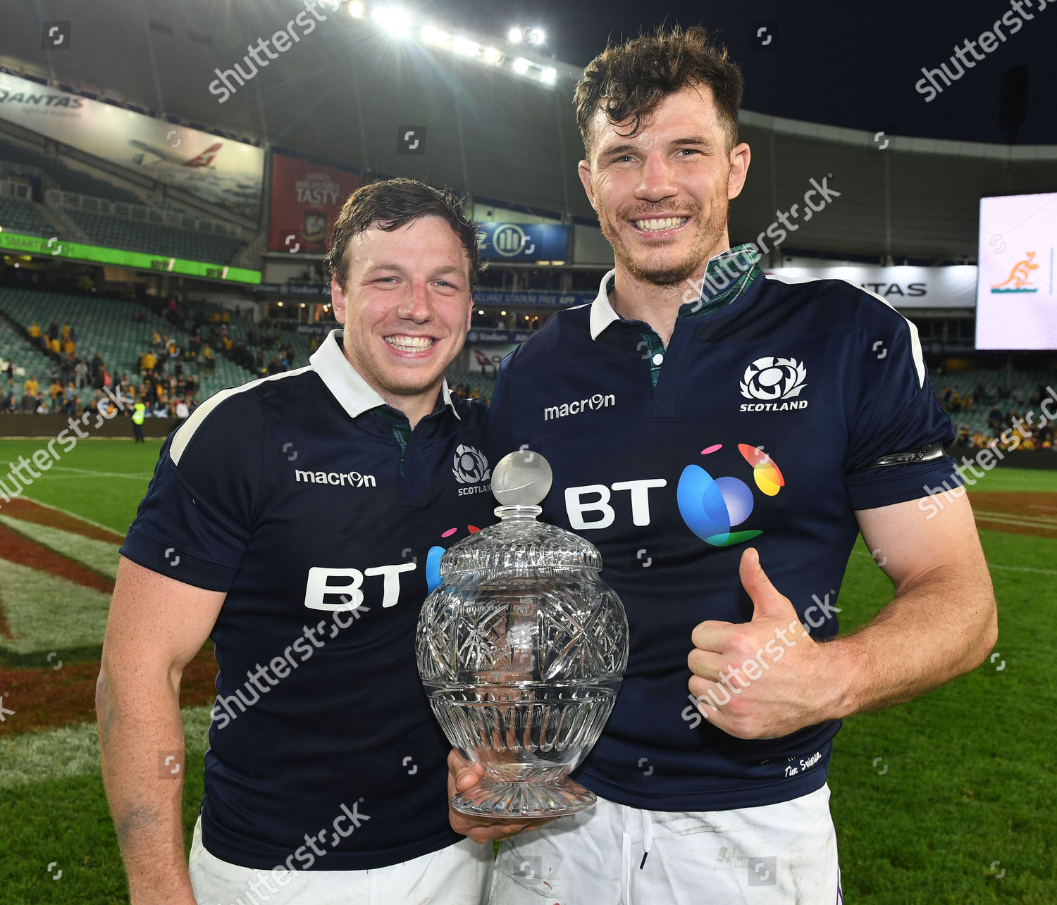 Hamish Watson Tim Swinson R Scotland Editorial Stock Photo - Stock ...