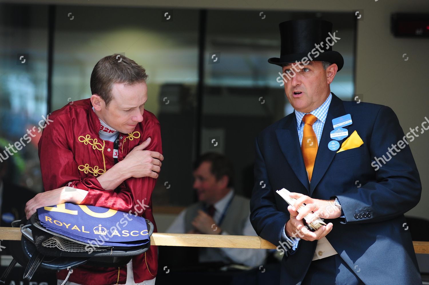 Royal Ascot Trainer Robert Cowell Jockey Editorial Stock Photo - Stock ...