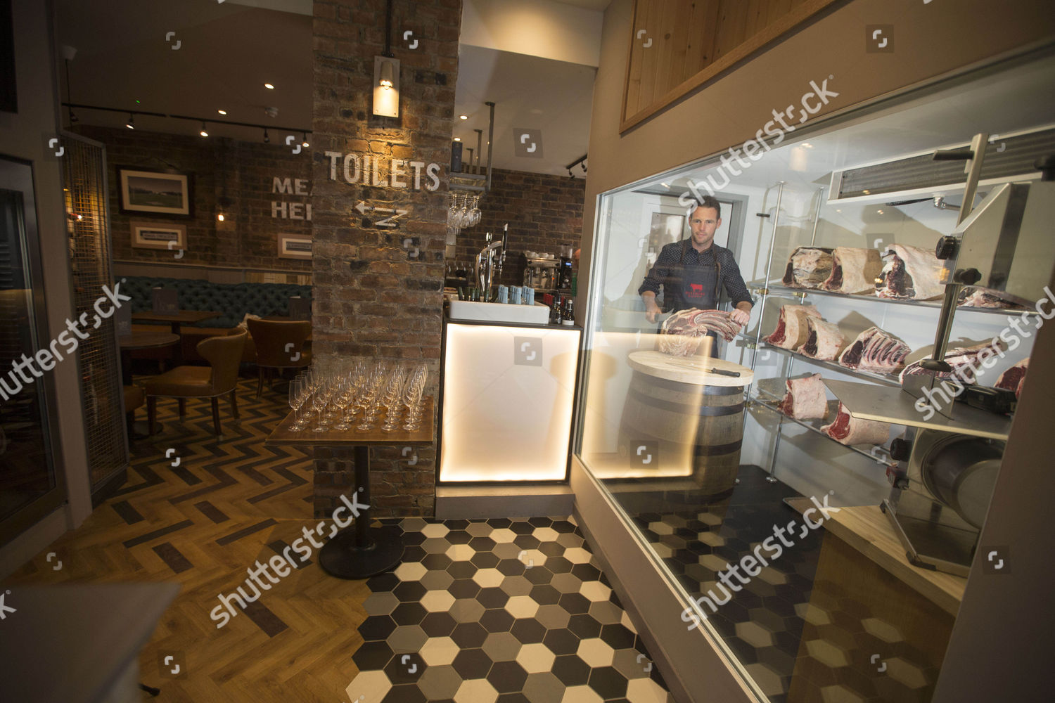 Owner Gavin Colquhoun Dry Aged Meat Editorial Stock Photo - Stock Image ...