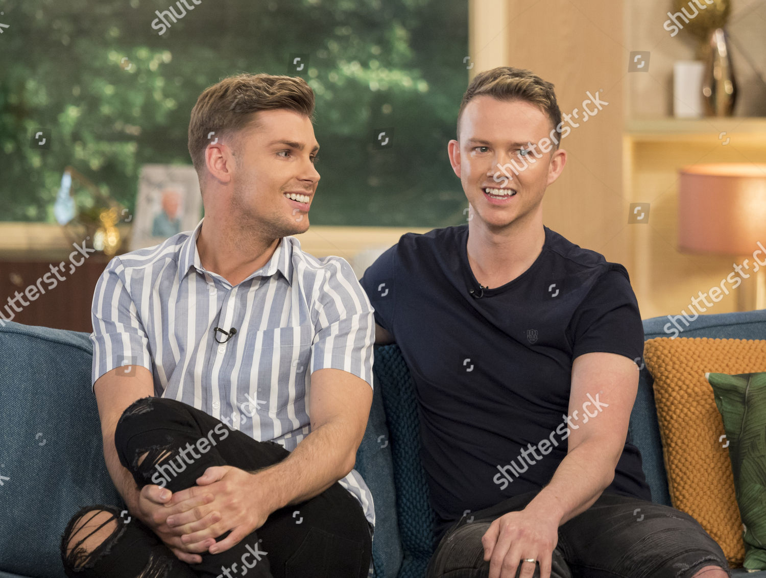 Kieron Richardson Husband Carl Editorial Stock Photo - Stock Image ...