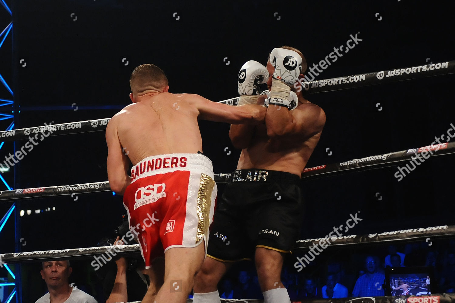 Bradley Saunders Stops Casey Blair Round Editorial Stock Photo - Stock ...