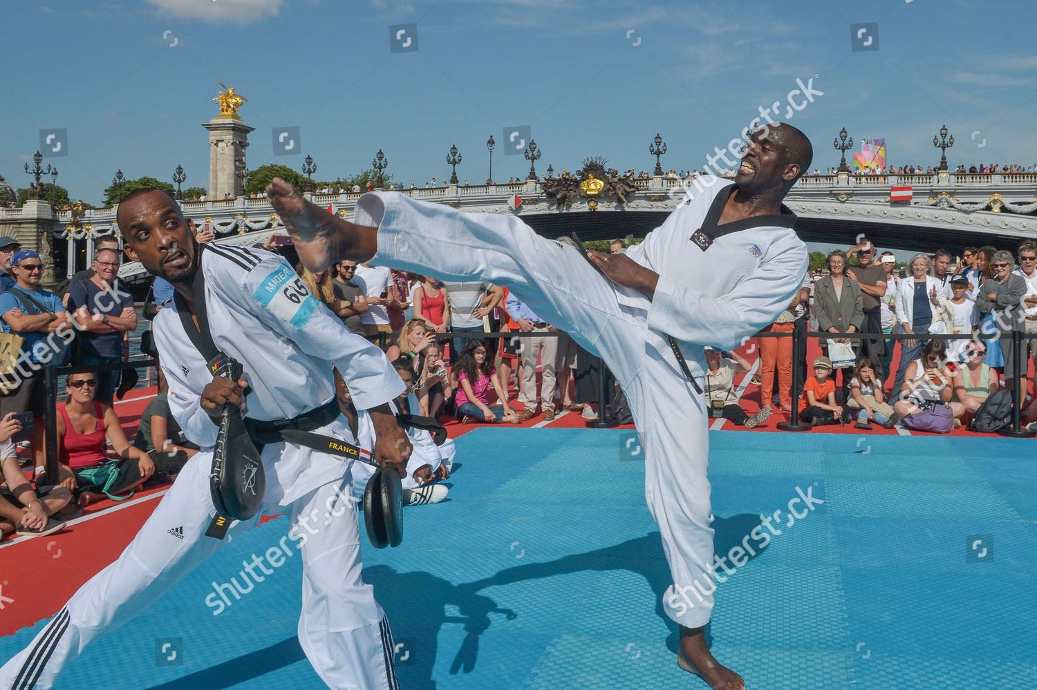 Demonstration Taekwondo Pascal Gentil During Celebration Editorial ...