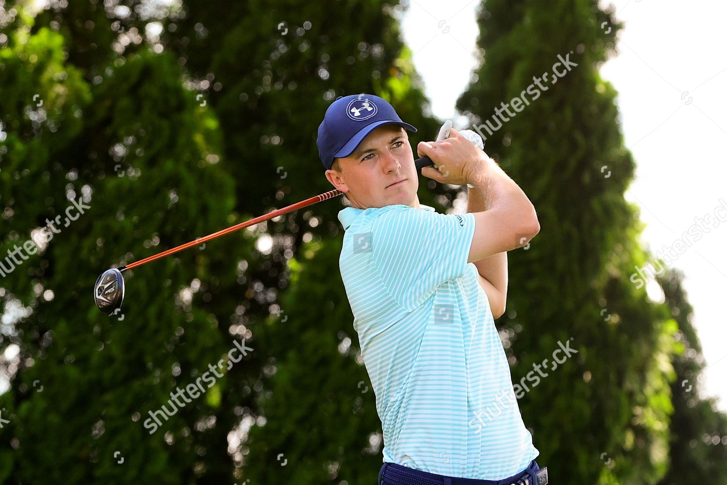 Jordan Spieth United States Watches Flight Editorial Stock Photo ...