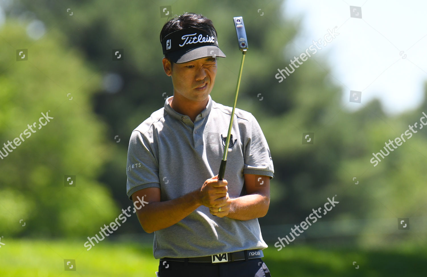 Kevin Na Line Putt On 7th Editorial Stock Photo - Stock Image ...