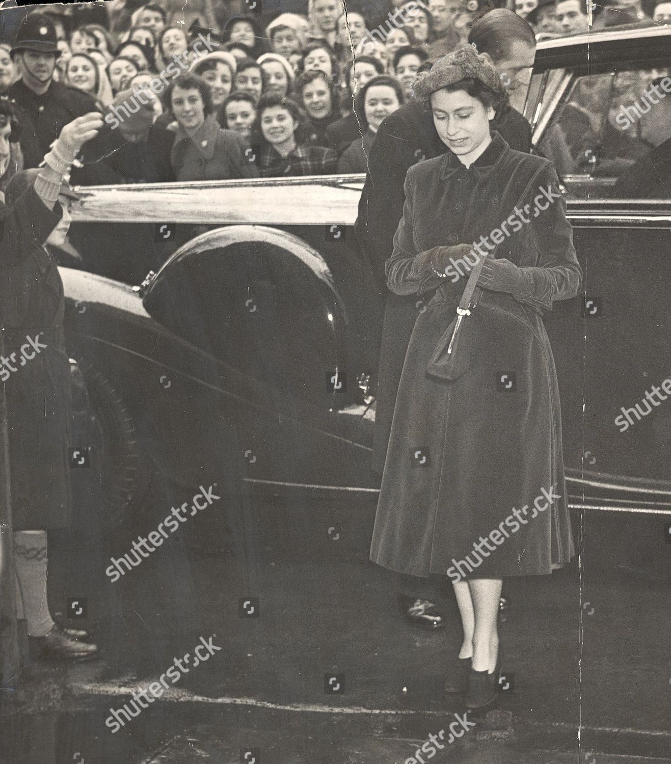 Church Beyond Royal Car Spectators Close Editorial Stock Photo - Stock ...