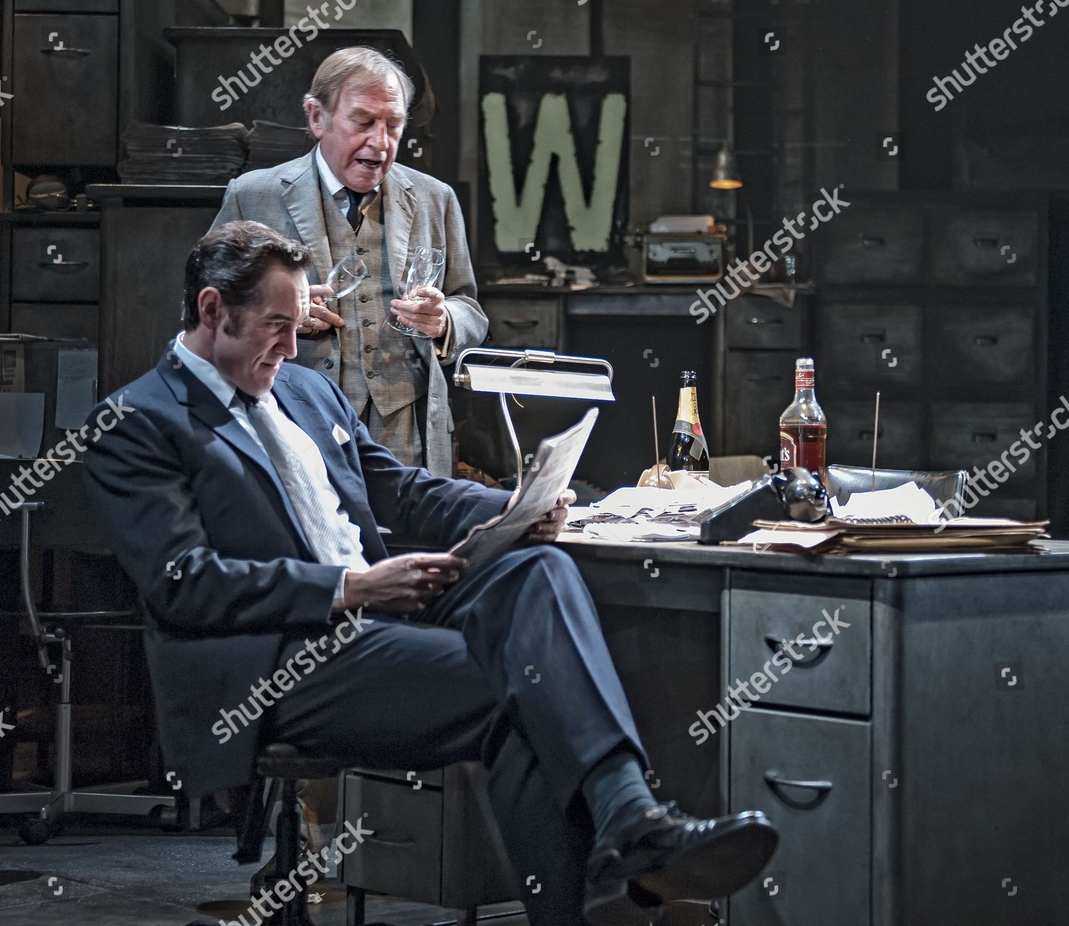 BERTIE CARVEL RUPERT MURDOCH GEOFFREY FRESHWATER Editorial Stock Photo ...