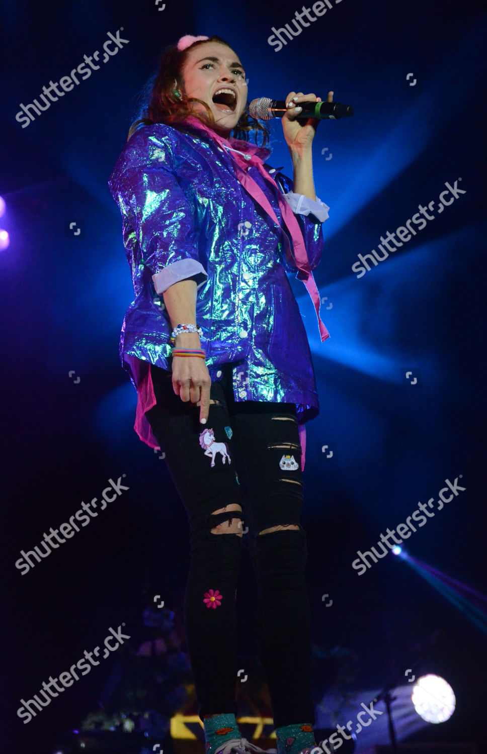 Lead Singer Mandy Lee Band Misterwives Editorial Stock Photo - Stock ...